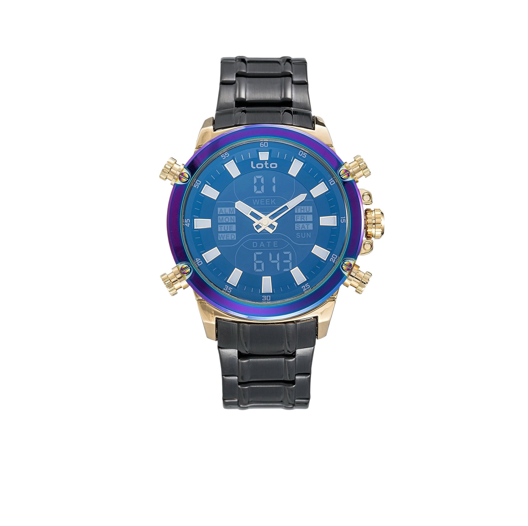 ECLIPSE / 2406 Reloj Digital Loto Eclipse – Diseño Elegante, Doble Hora ...